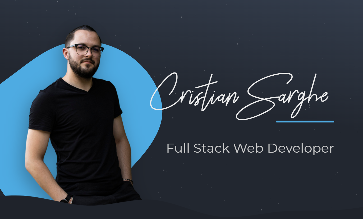 Cristian Sarghe | Freelance web developer | Bringing ideas to life